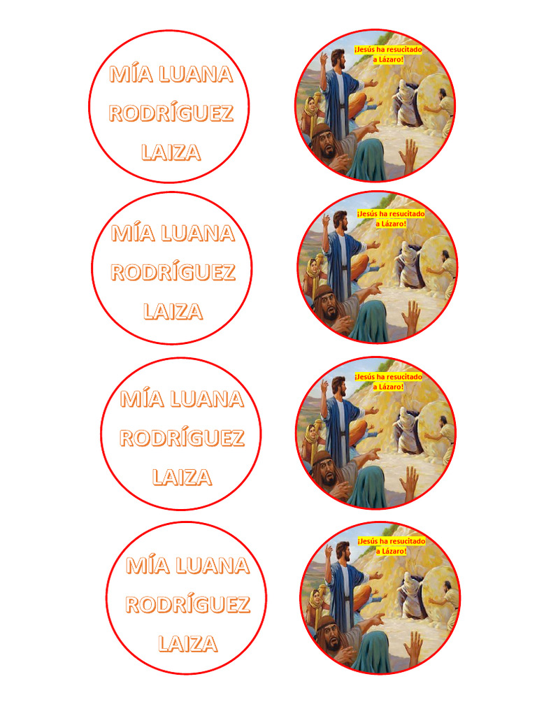 Resurreccion de Lazaro.docx | PDF