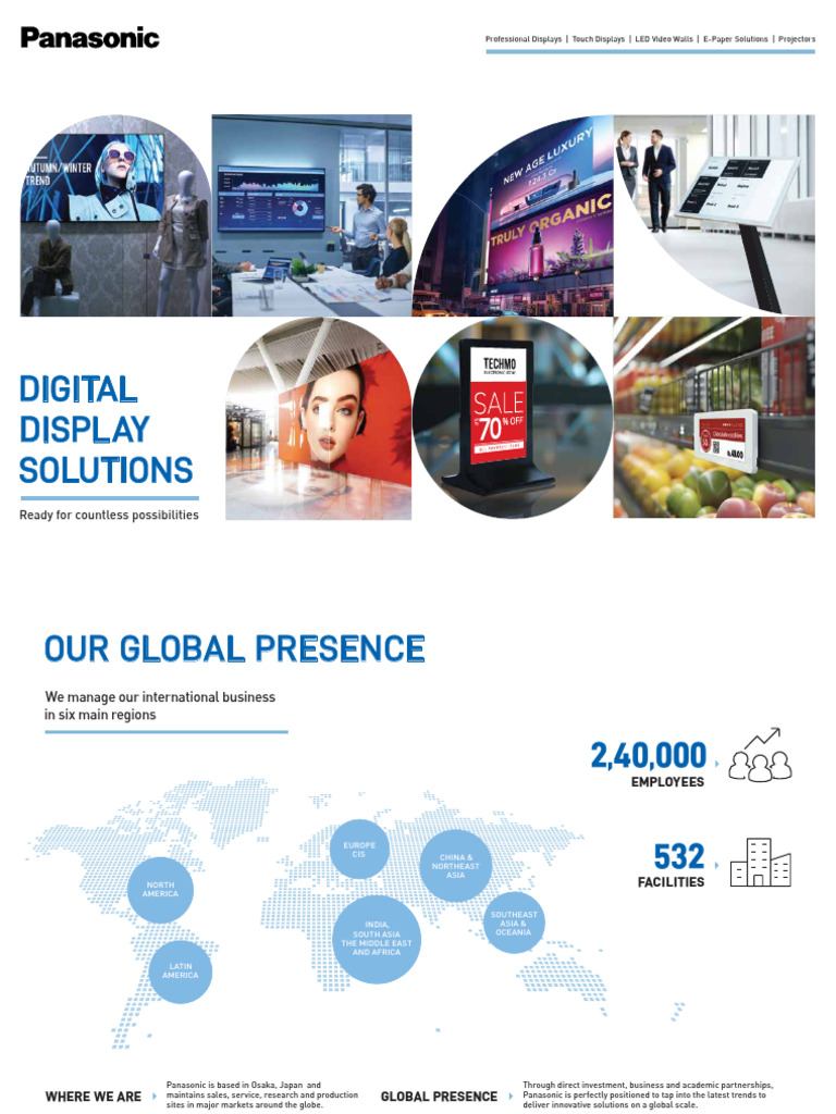 Panasonic DSG E Brochure | PDF | Android (Operating System) | Hdmi