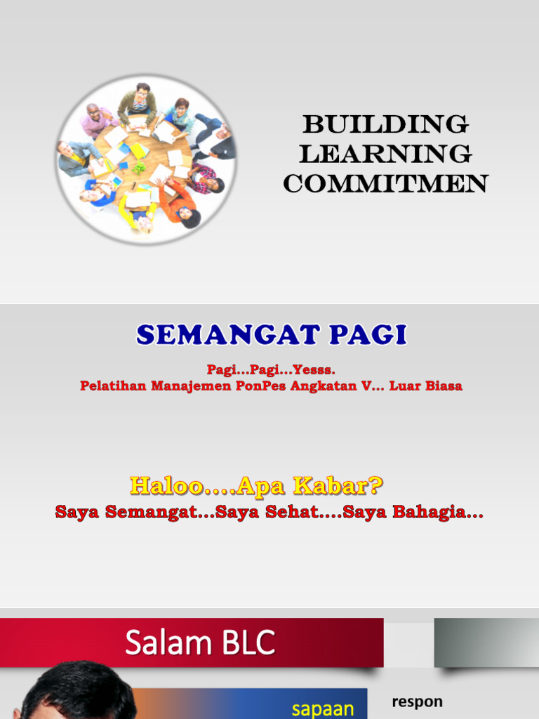 Bahan Tayang BLC Ponpes | PDF