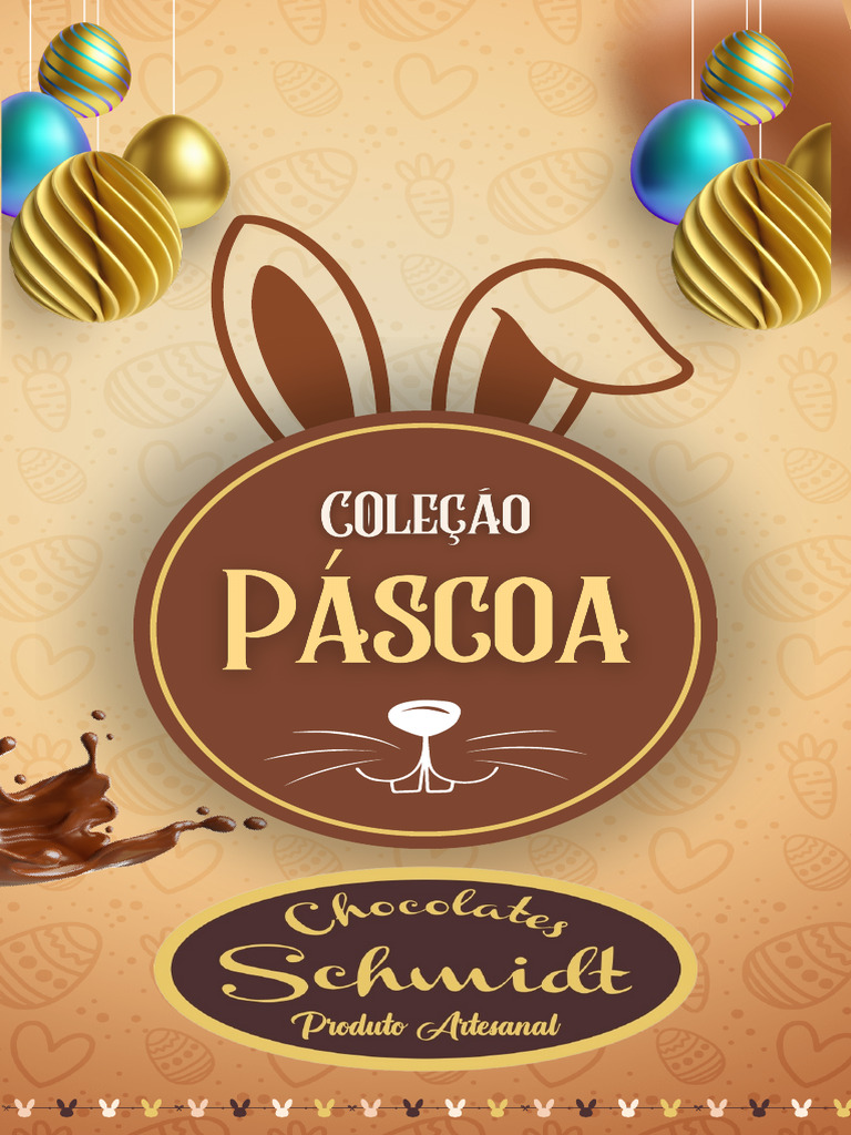 Chocolates Schmidt: Delícias de Páscoa | PDF | Chocolate | Culinária ...