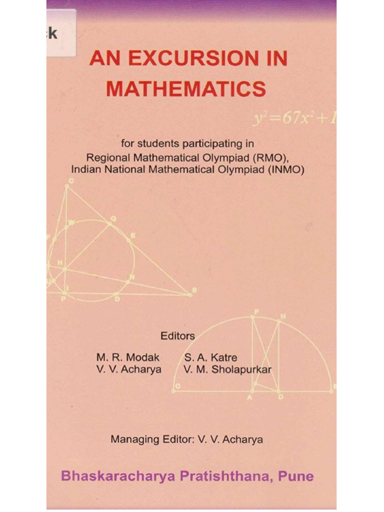 An Exursion in Mathematics | PDF
