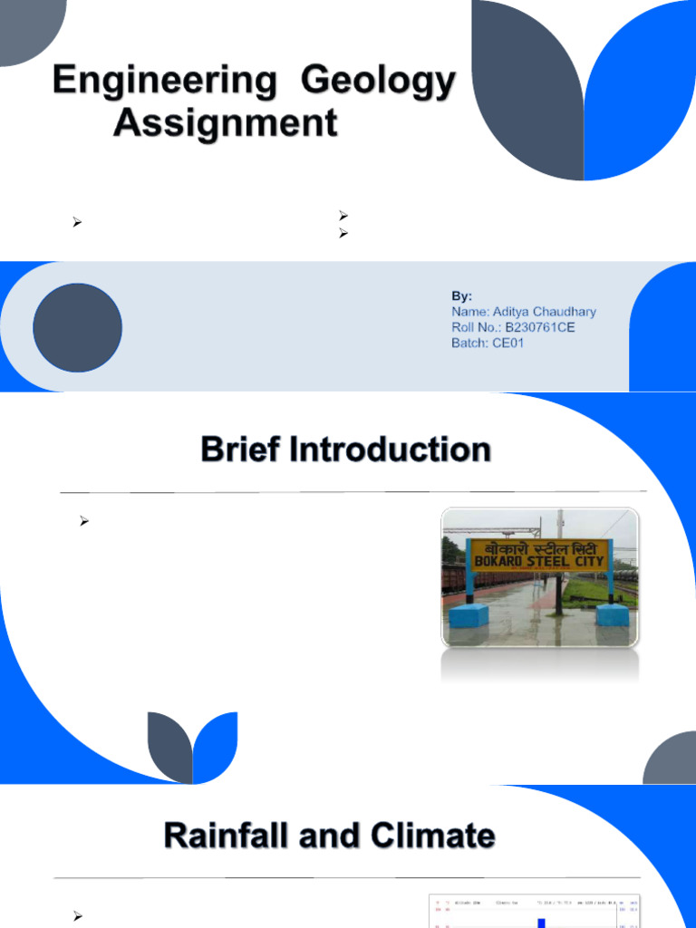 Geology Assignment | PDF | Groundwater | Earth Sciences