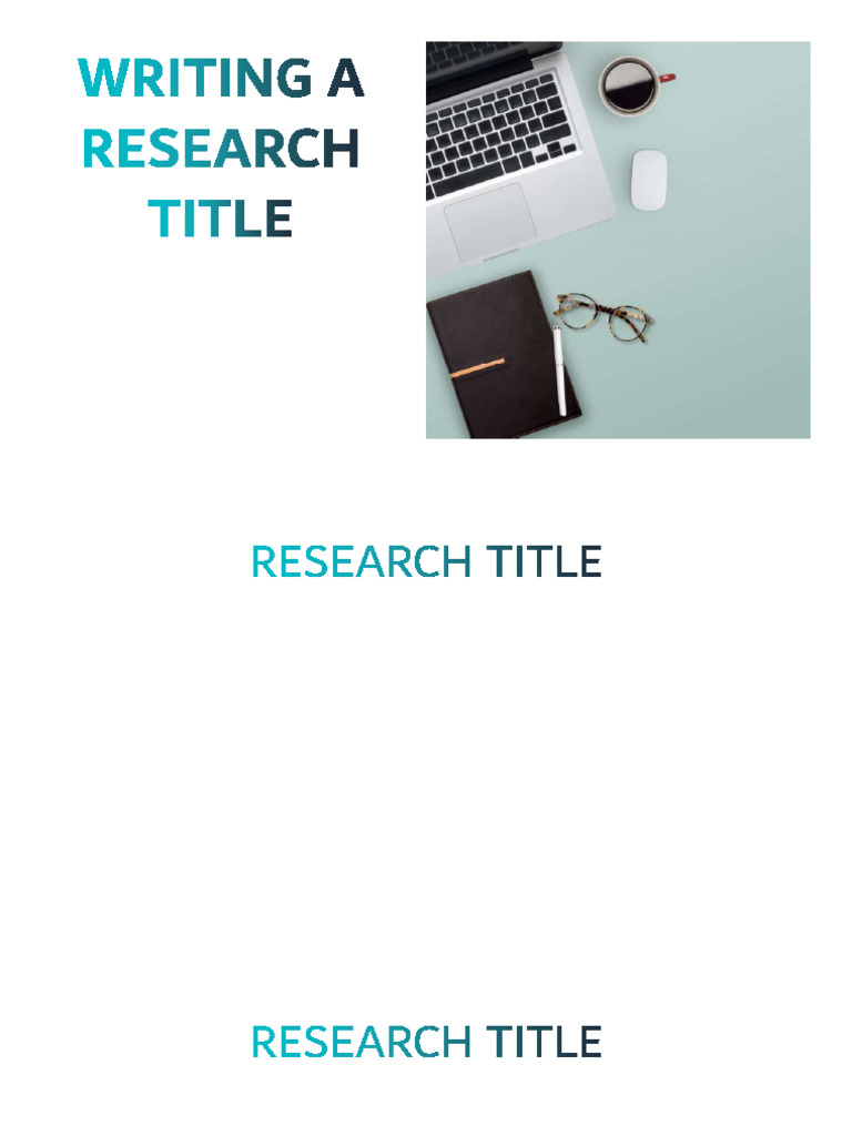 Crafting Effective Research Titles | PDF | Social Psychology | Psychology