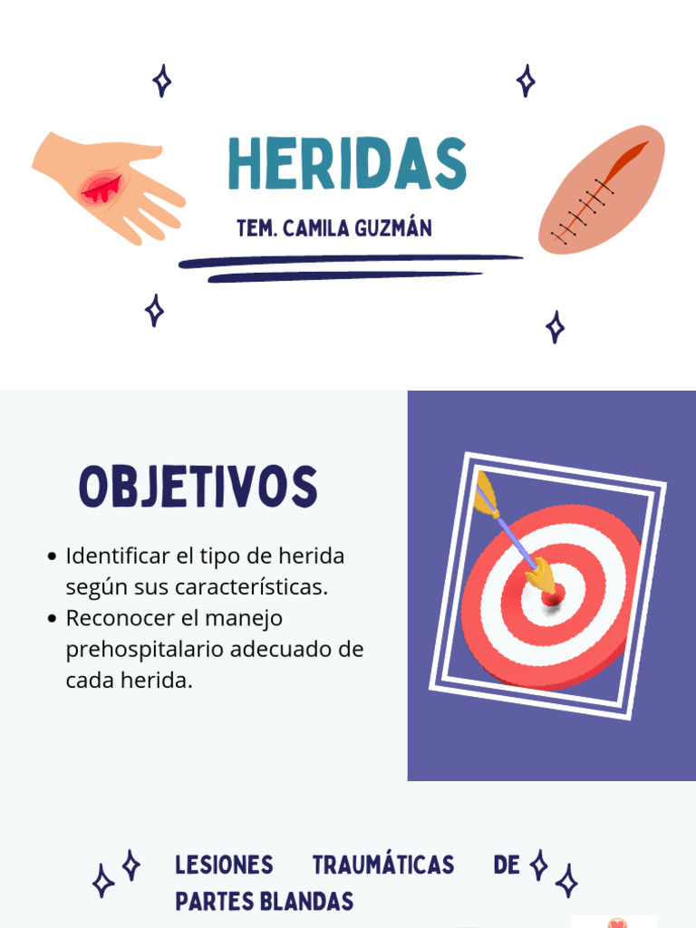 Clase Heridas | PDF | Herida | Enfermedades y trastornos