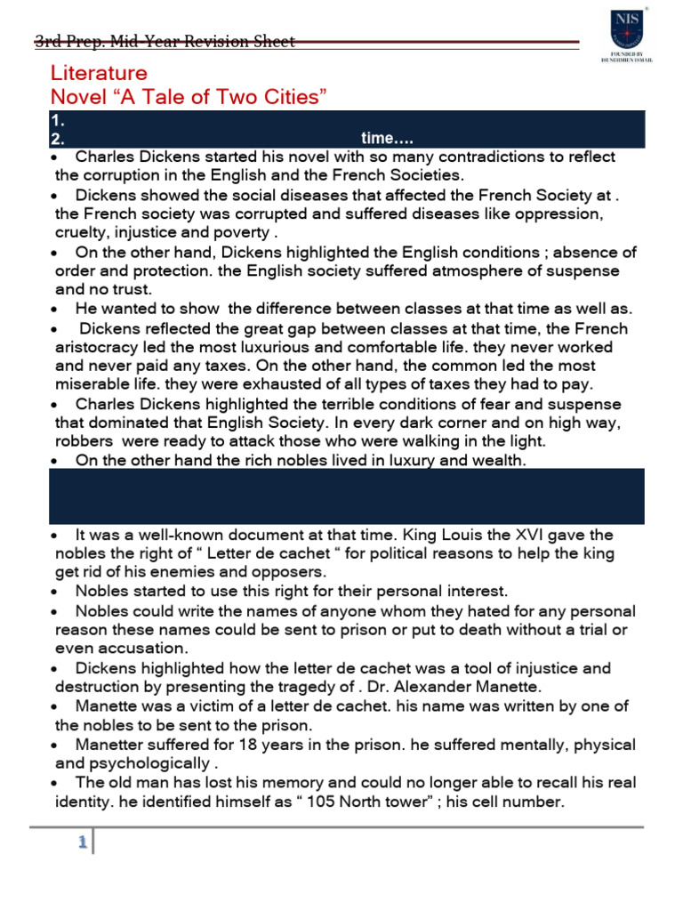 A Tale of Two Cities | PDF