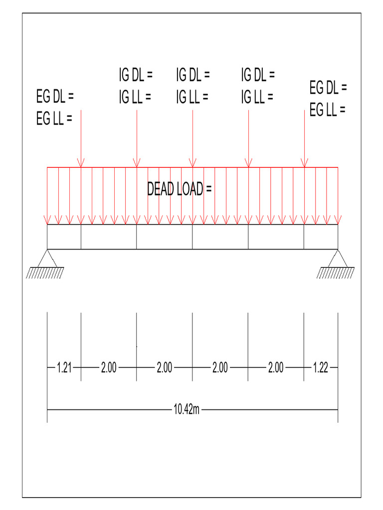 Loads Carried by Girder CROSSBEAM | PDF