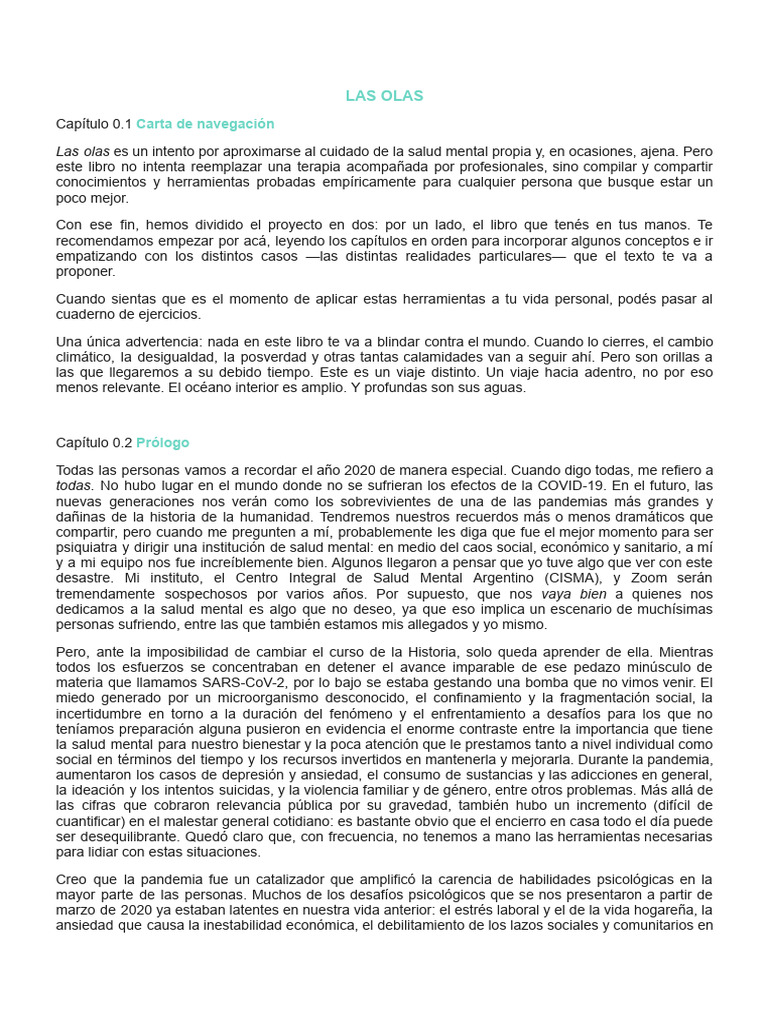 Las Olas | PDF | Felicidad | Las emociones