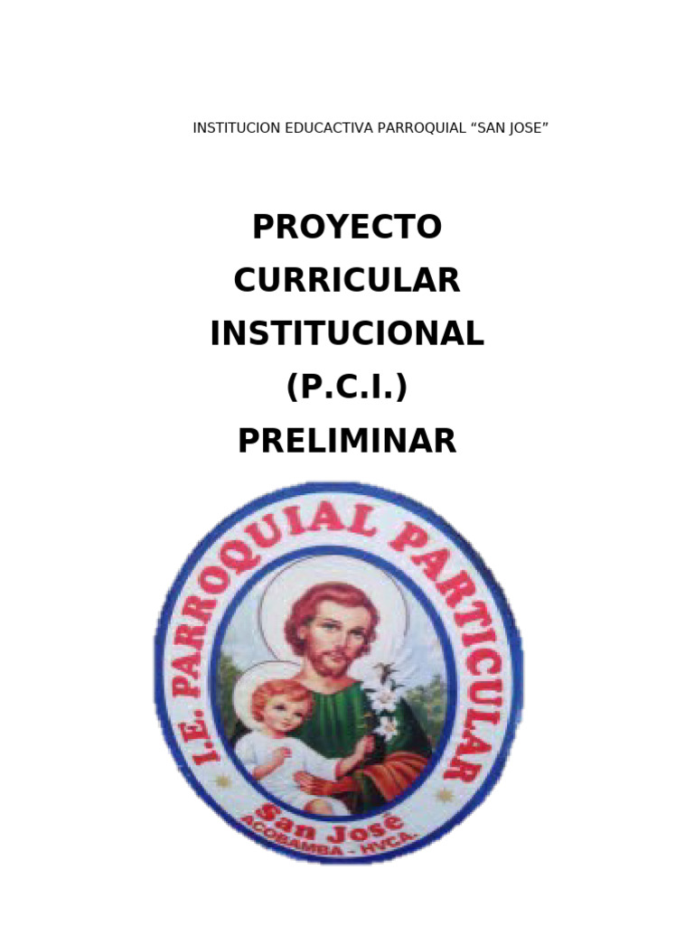 Proyecto - Curricular - Institucional - Pci - 2021 | PDF | Aprendizaje ...