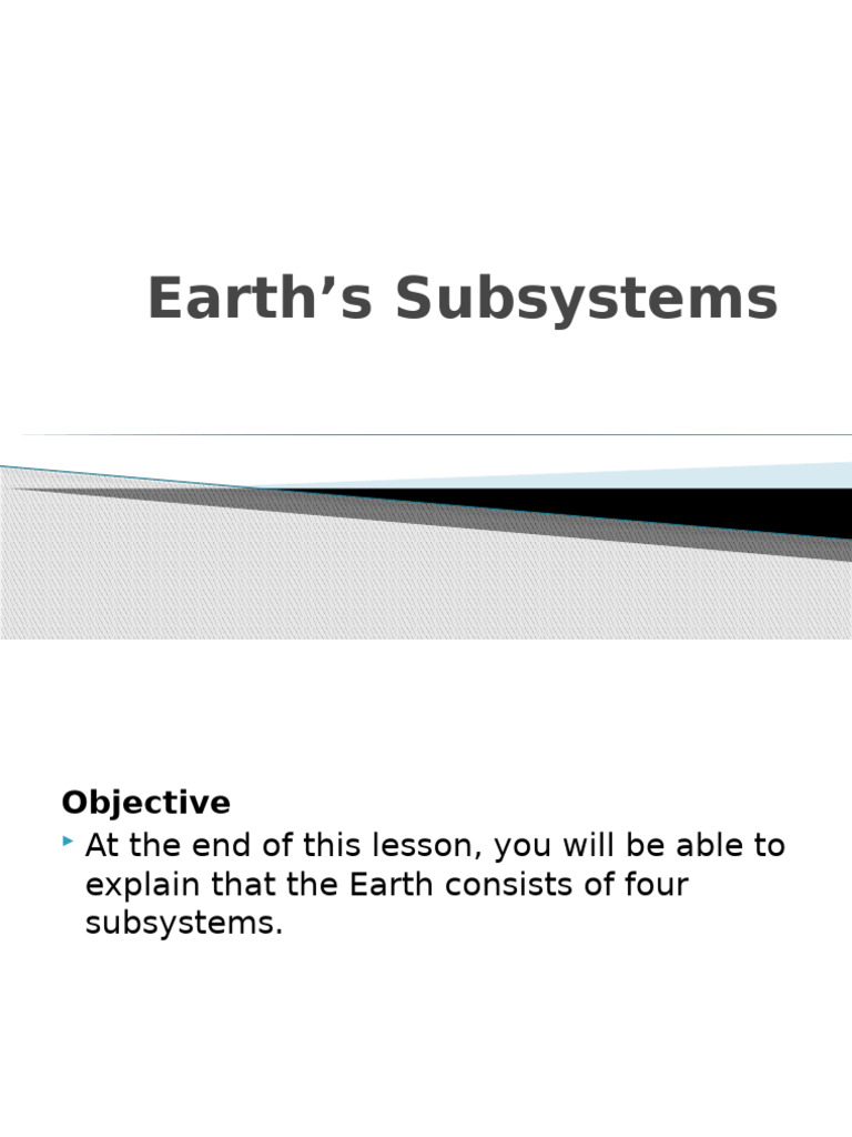 Earth's Four Subsystems Explained | PDF | Earth | Atmosphere