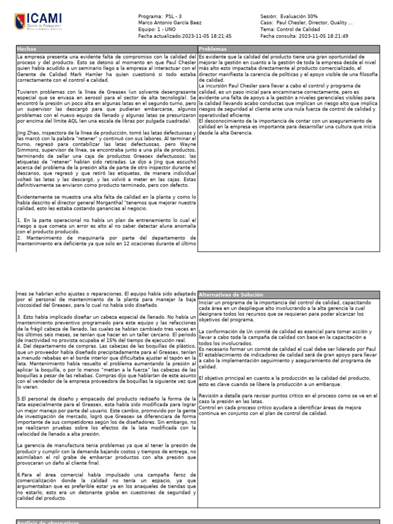 Paul - Chesler - Director - Quality - Assurance - Spanish - Version ...