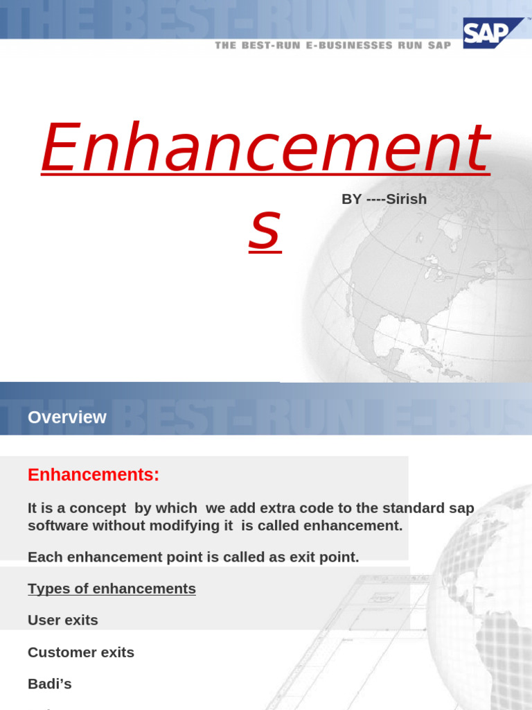 Enhancements | PDF | Menu (Computing) | Software Development