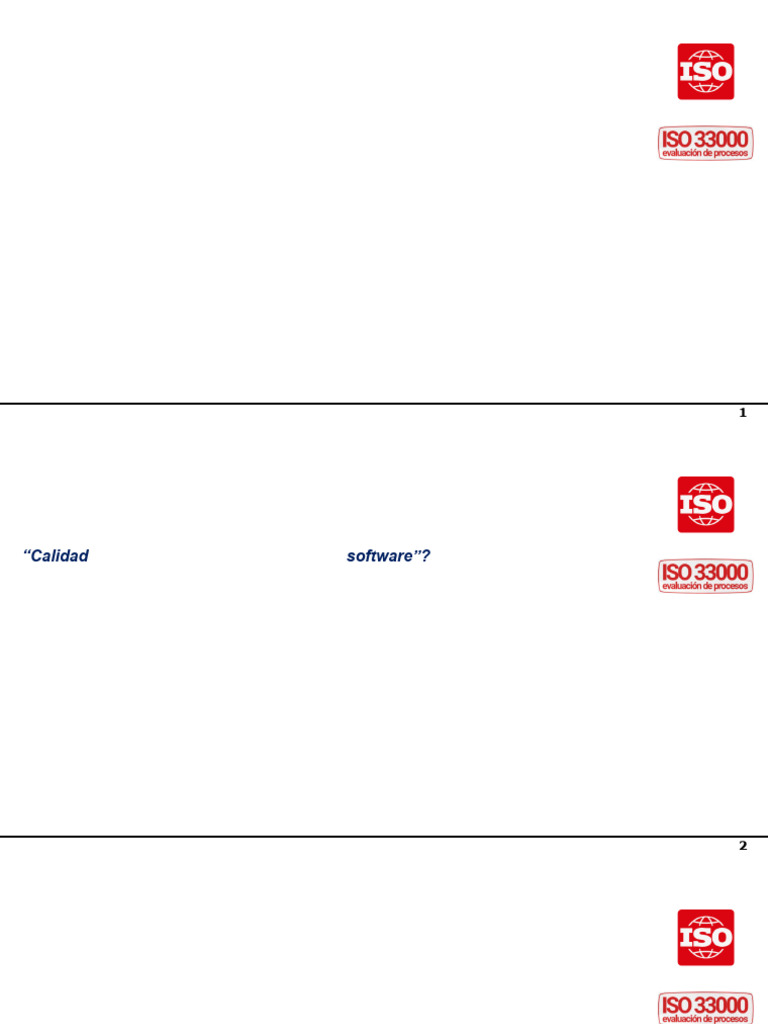 ISO/IEC 33000: Evaluación de Procesos Software | PDF | Ingeniería de ...