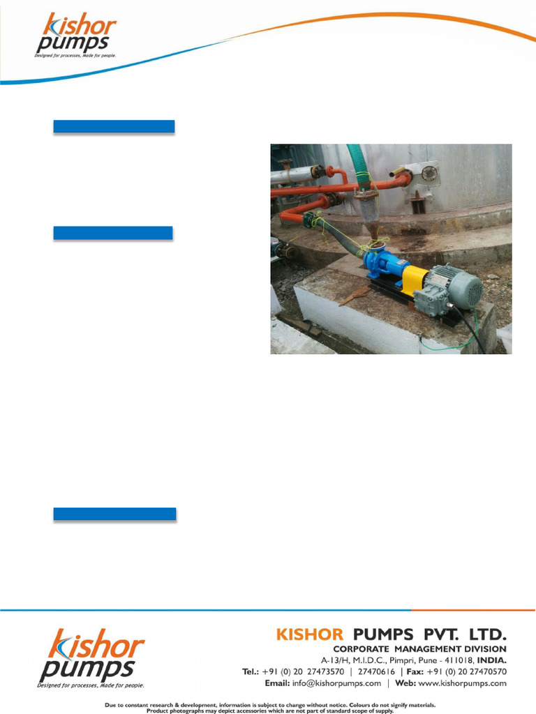 Biogas Digester Recirculation Slurry Pump | PDF
