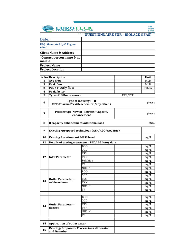 BIOLACE | PDF | Process Engineering | Hydraulic Engineering