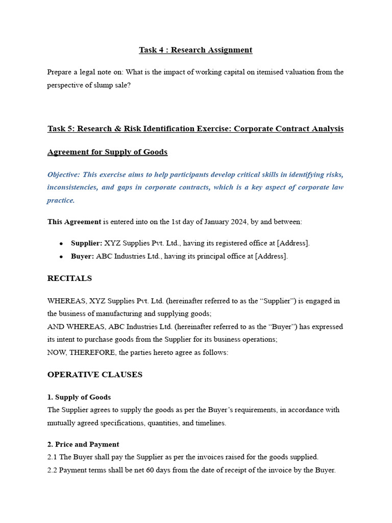 Assignment 4 | PDF | Procurement | Justice