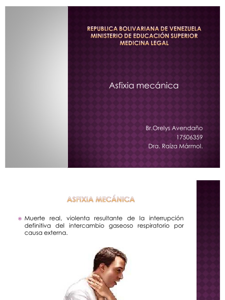 Asfixia mecánica: causas, signos y tipos de estrangulamiento ...