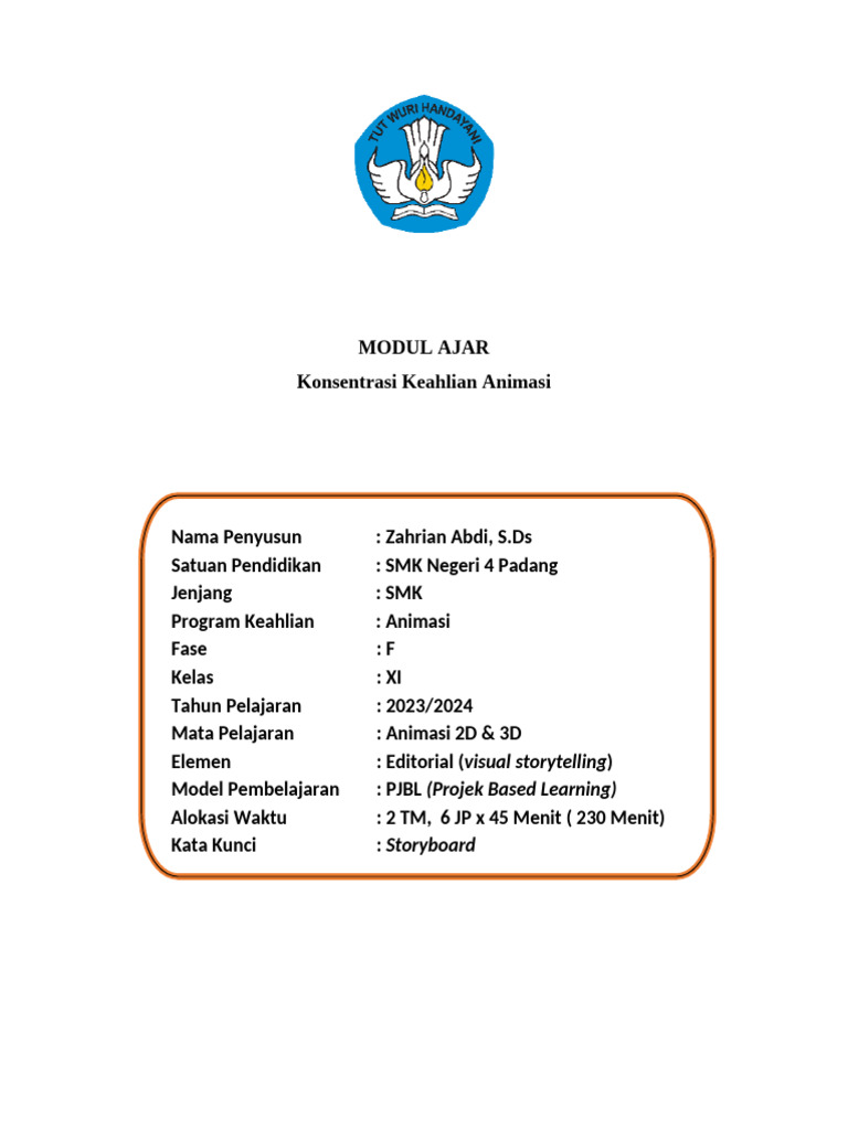 Modul Ajar_Berdiferensiasi rian | PDF
