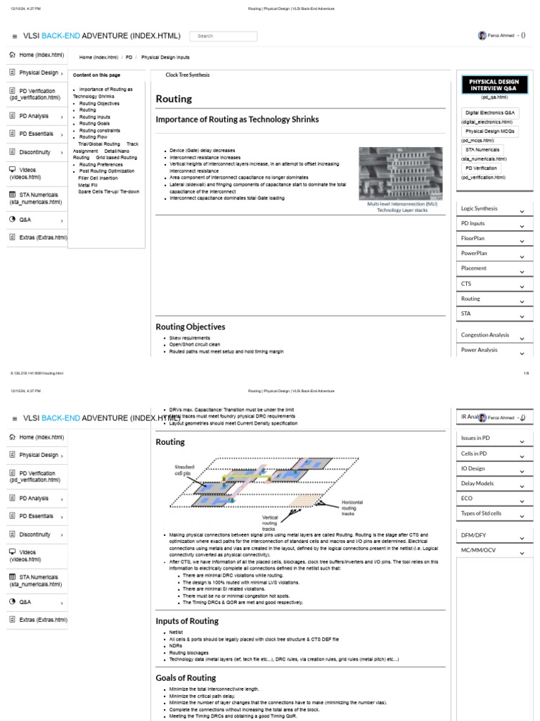 Routing - Physical Design - VLSI Back-End Adventure | PDF | Design | Electronic Design Automation