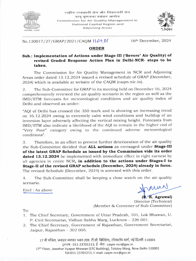 Delhi-NCR Air Quality Alert | PDF | Waste | Waste Management