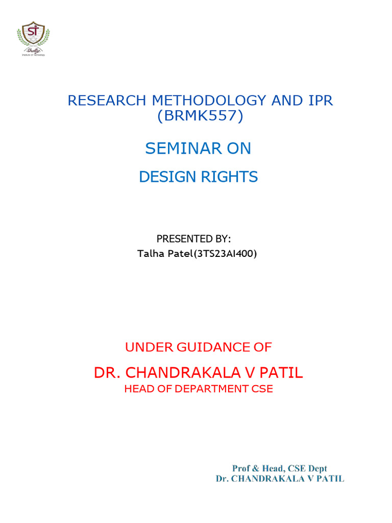 Talha's RM report | PDF | Intellectual Property | Copyright Infringement