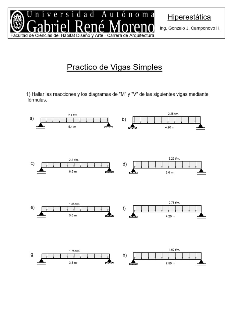 09 Vigas simples | PDF