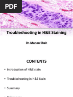 H and e Troubleshooting Guide | PDF | Staining | Physical Sciences