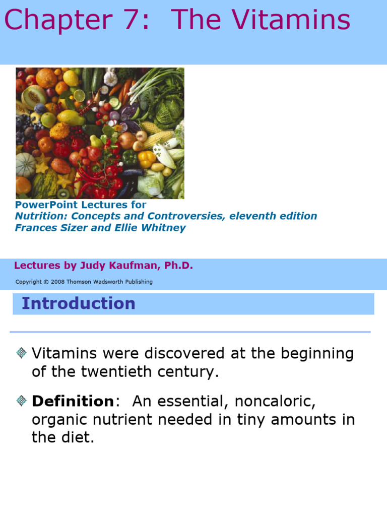 Understanding Vitamins: Types & Functions | PDF | Vitamin A | Vitamin
