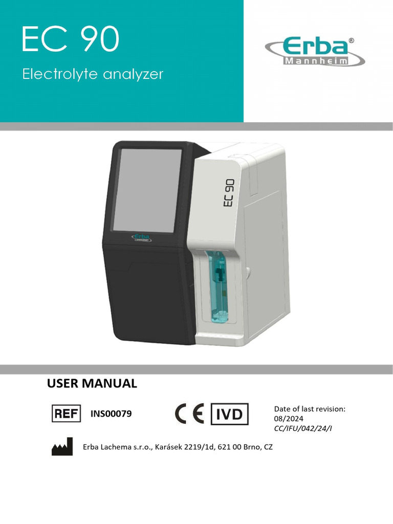EC 90 User Manual and Safety Guide | PDF | Chloride | Safety