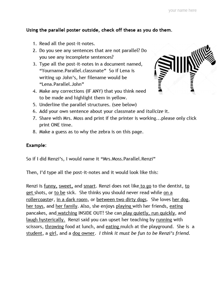 Parallel Activity 2 | PDF