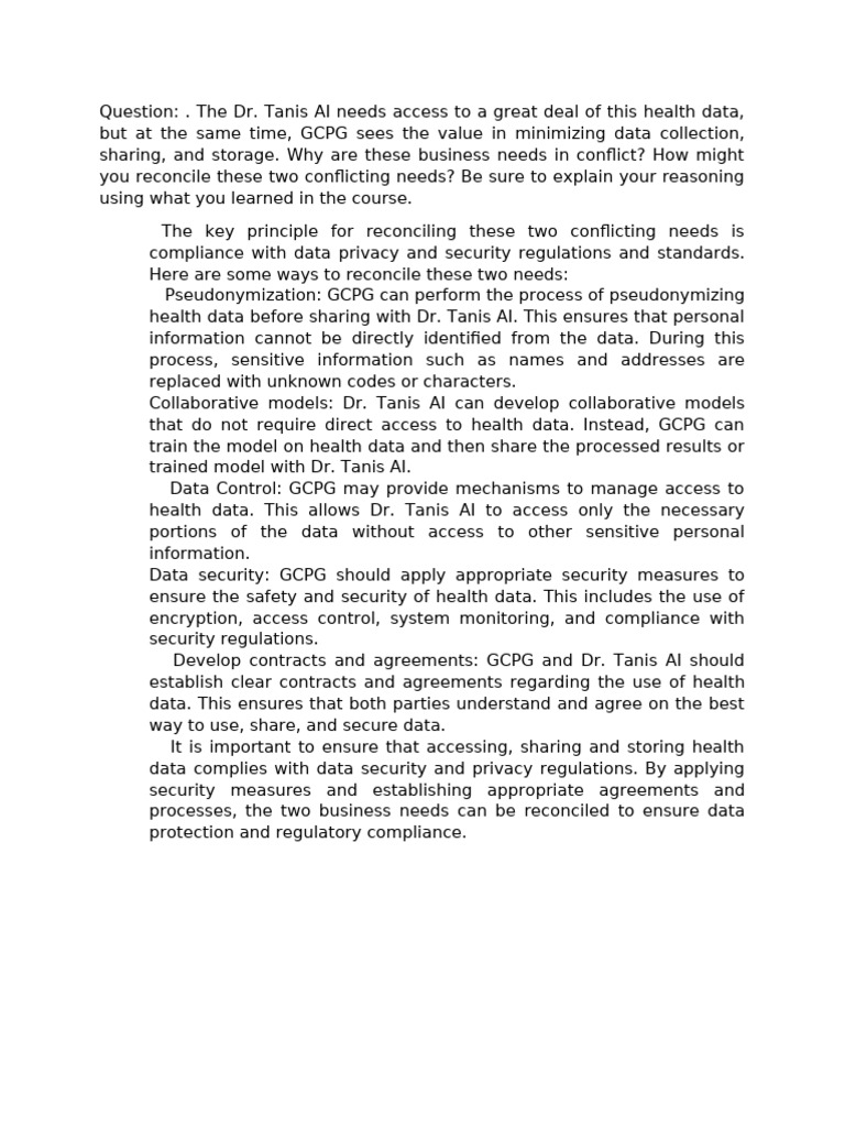 Peer-Graded Assignment - Ethical Review | PDF