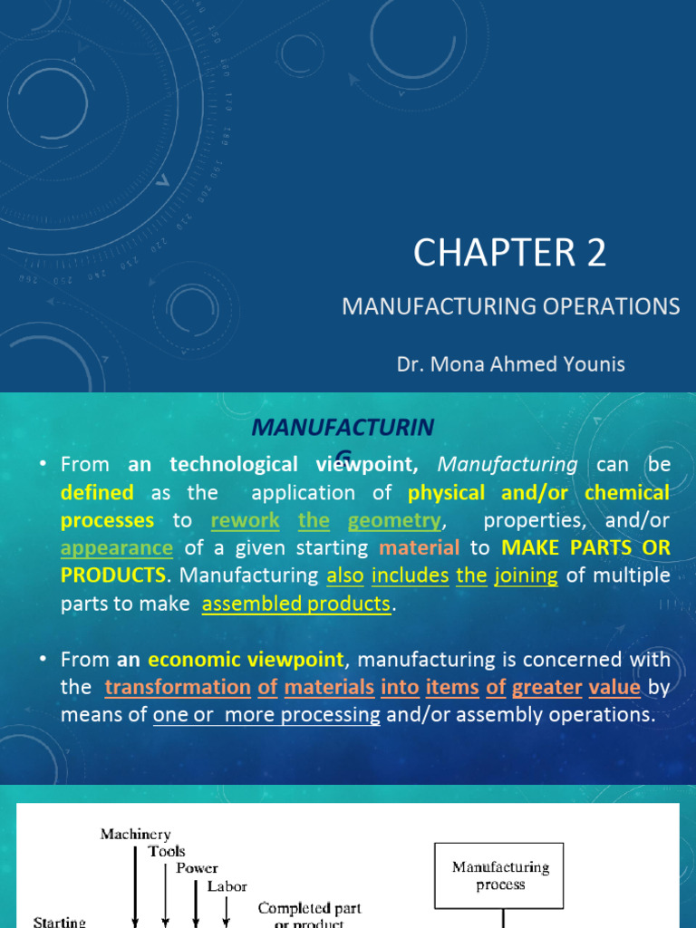 Manufacturing Operations Guide | PDF | Electric Power | Automation