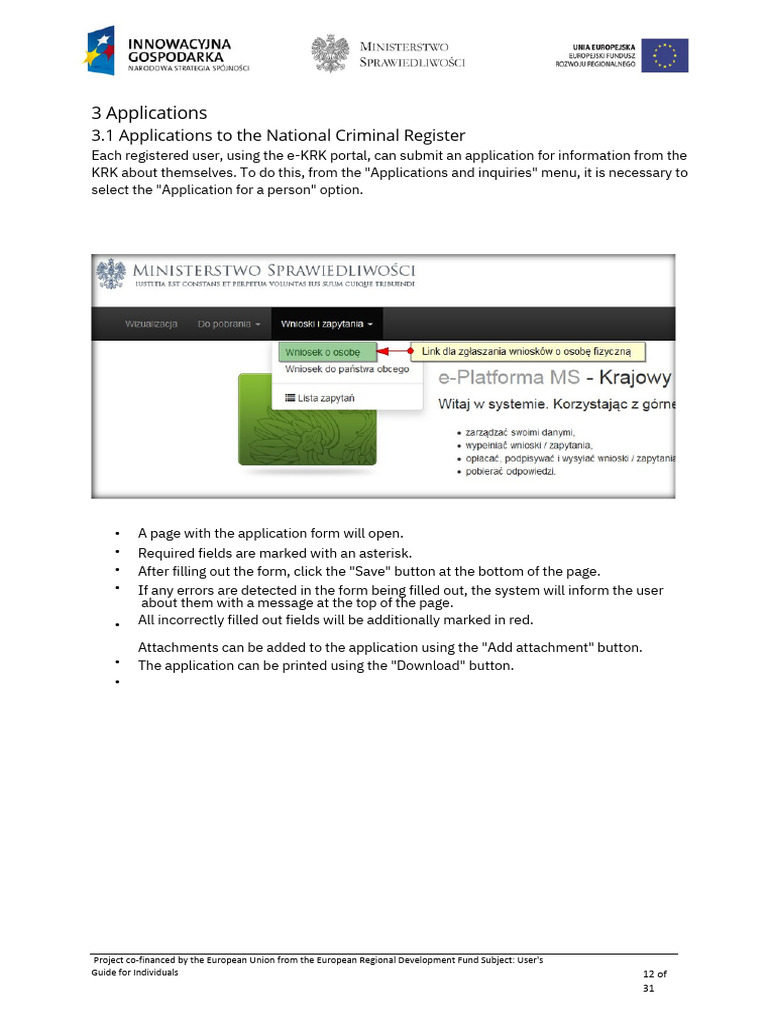 User Guide for EU Multilingual Forms | PDF | Criminal Record | Computing