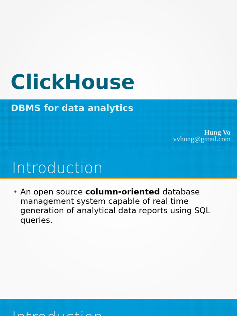 ClickHouse_grokking | PDF | Databases | Sql