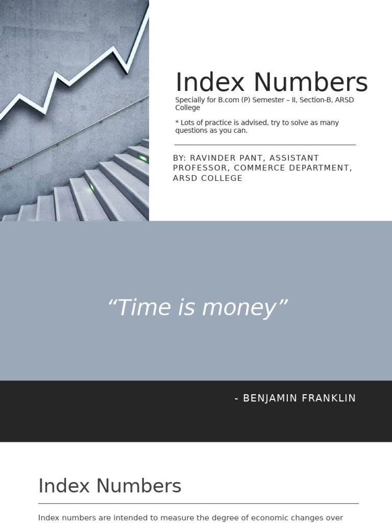 BMS Index Numbers 1 | PDF | Price Indices | Index (Economics)