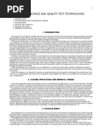 USP Leak Test Technologies | PDF | Leak | Infrared