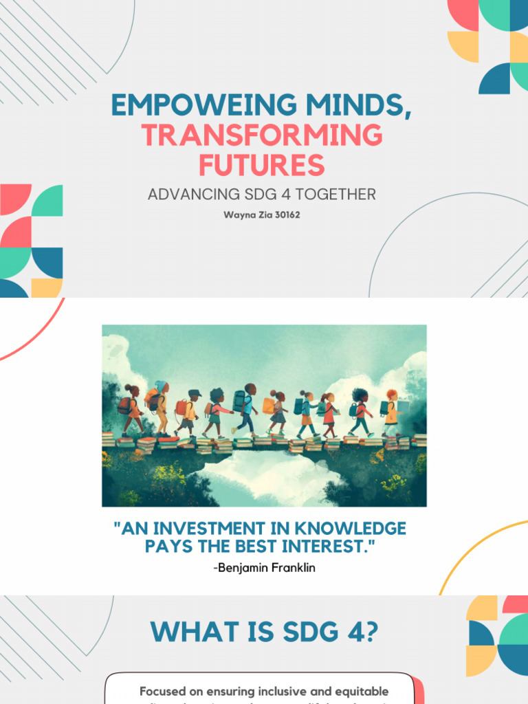 SDG 4 Presentation | PDF