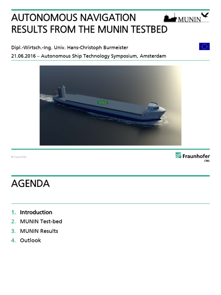 Autonomous Vessel Technology Safety and Ocean Impa | PDF | Simulation ...