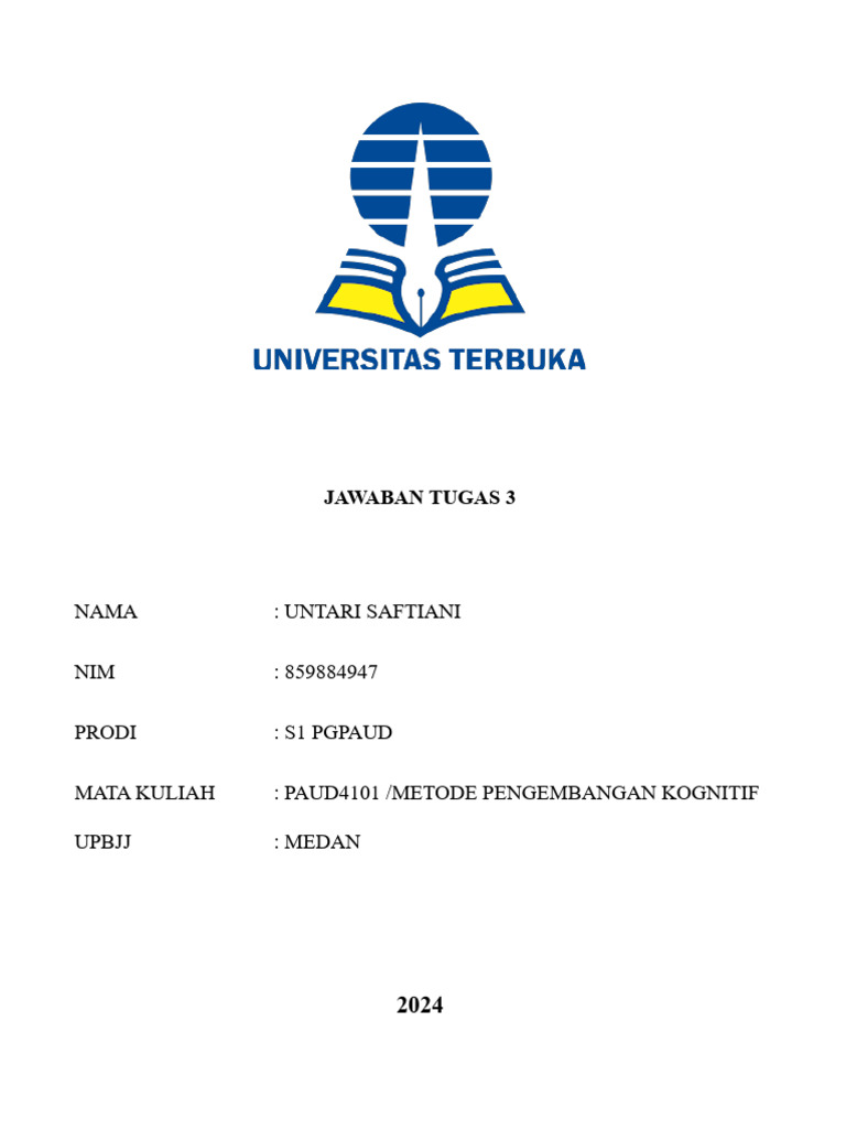 Tugas 3 Untari Saftiani 859884947_metode Pengembangan Kognitif | PDF