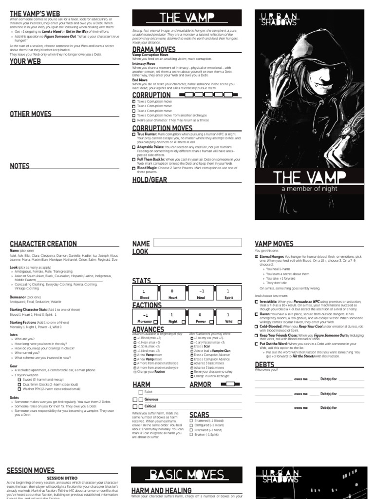 Vamp Playbook FILLABLE | PDF