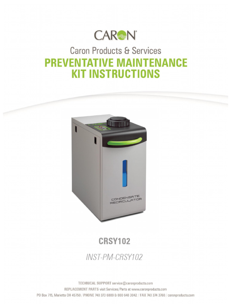Caron Recirculator PM Manual | PDF | Screw | Cartridge (Firearms)