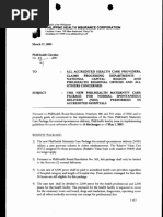 PhilHealth Maternity Benefits Overview | PDF | Childbirth | Preterm Birth