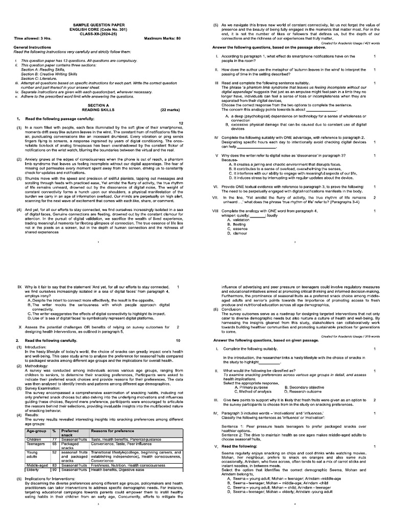 English Sample | PDF