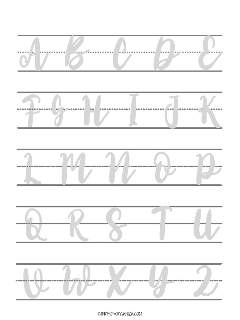 Abecedario Lettering | PDF