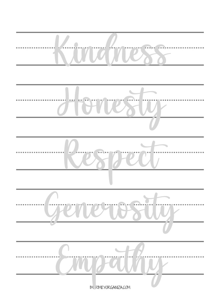 Inspirational Lettering | PDF