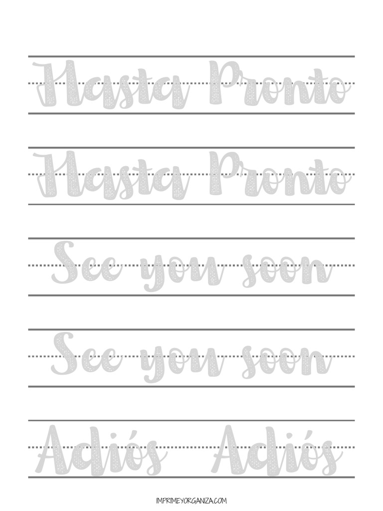 Lettering Despedidas | PDF