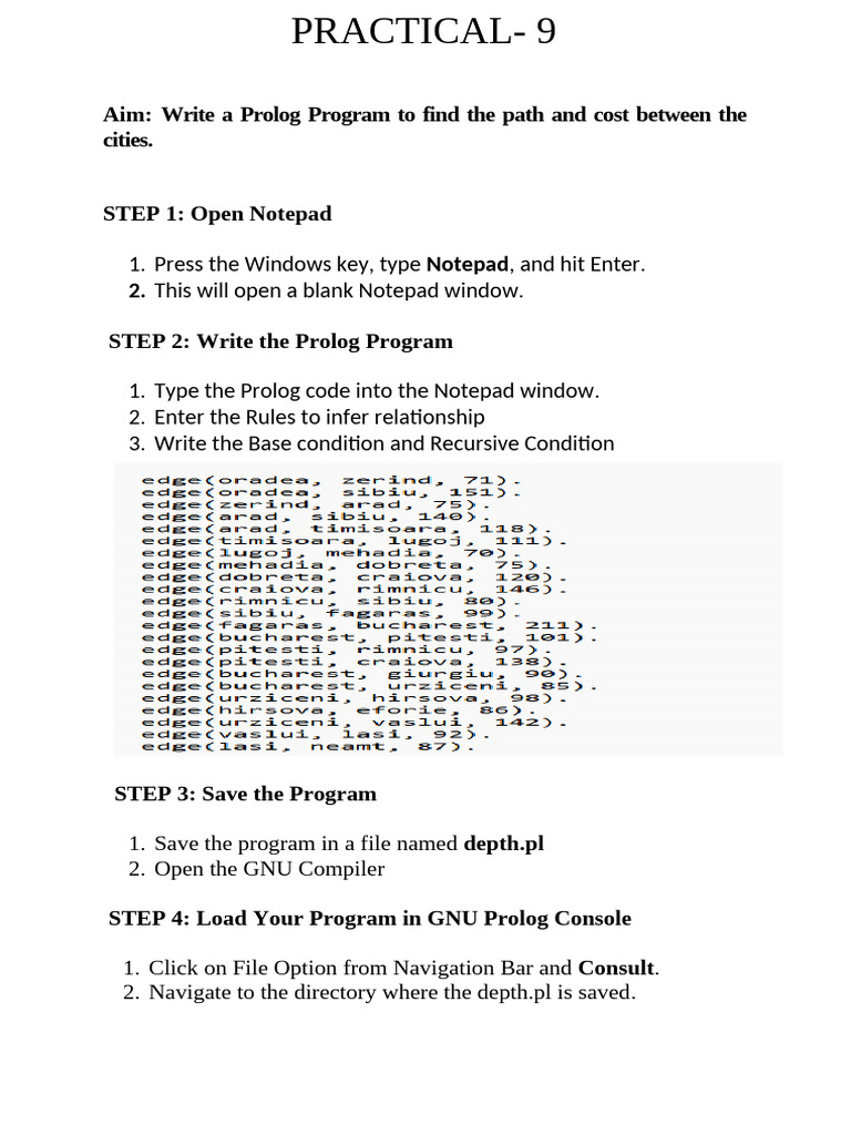 AI Practical 9 | PDF