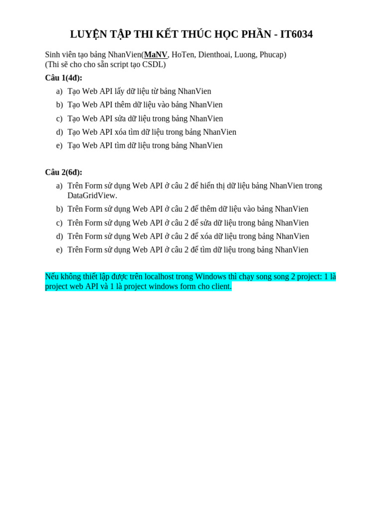 ! Luyen Tap Thi | PDF