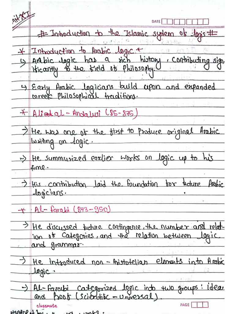 Theories of Logic Notes | PDF