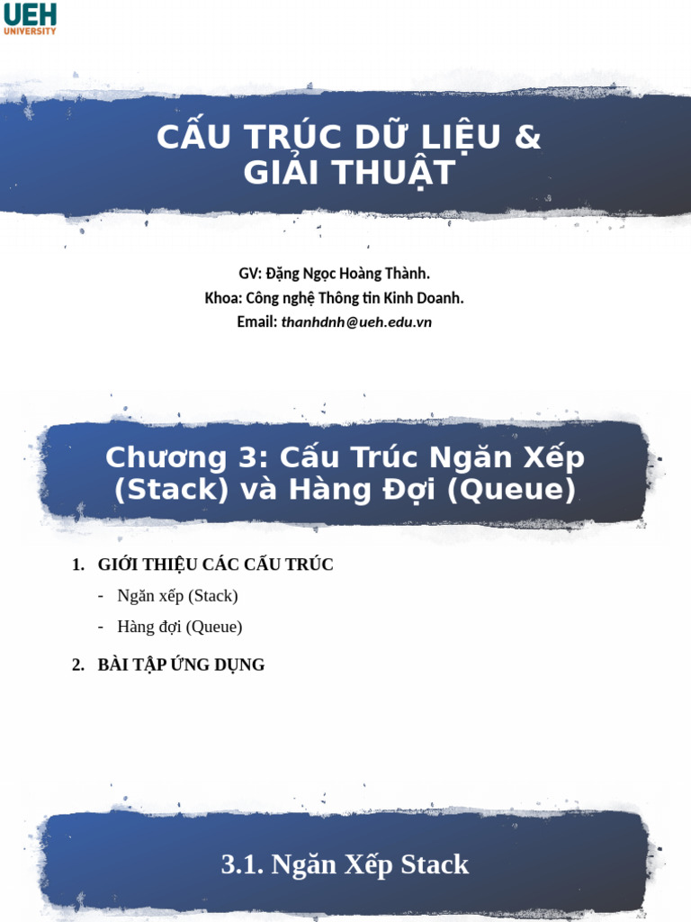 3. Stack, Queue | PDF