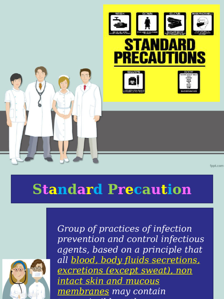 Standard Precaution | PDF | Personal Protective Equipment | Hygiene